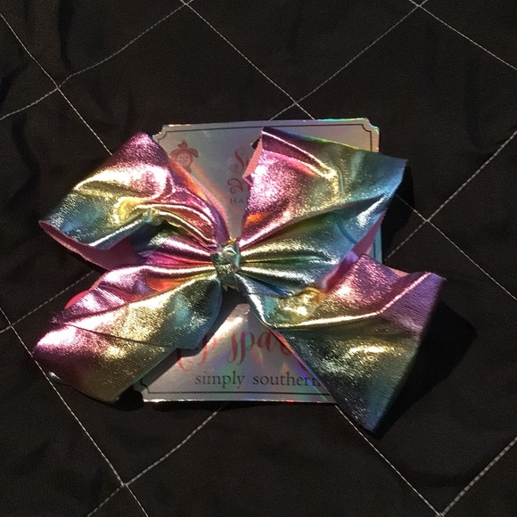 Simply Southern | Accessories | New Simply Southern Hair Bow Metallic ...